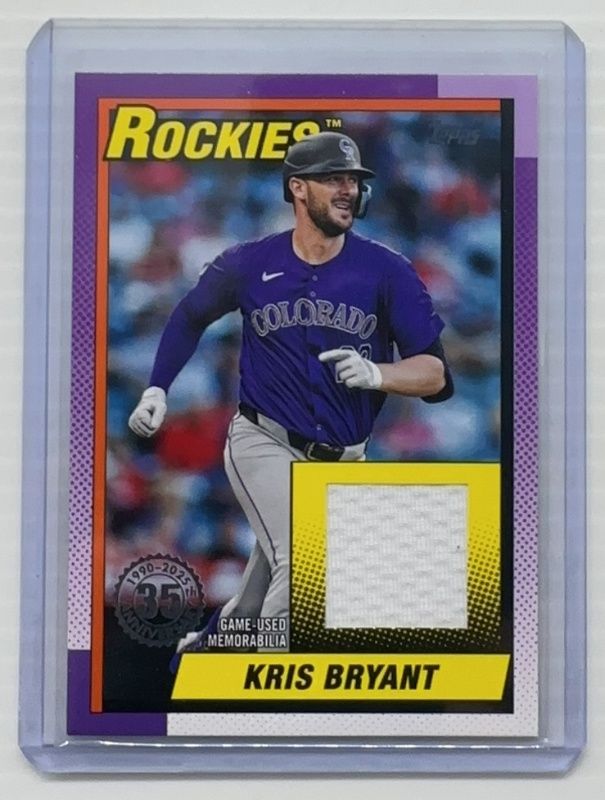 Kris Bryant 2025 Topps #T90R-KB 1990 Baseball Relics (Series 1) Price ...