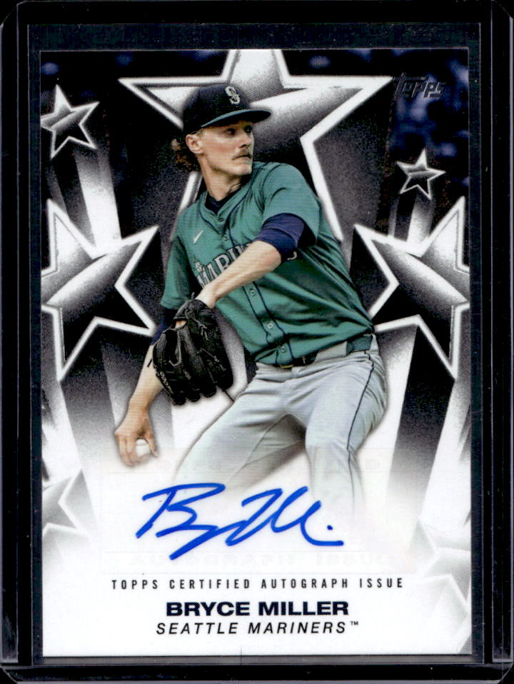 Bryce Miller 2025 Topps #BSA-BM Baseball Stars Autographs Price Guide ...