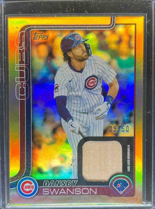 Dansby Swanson 2025 Topps #303 Real One Relics - Gold Foil /50 Price Guide - Sports Card Investor