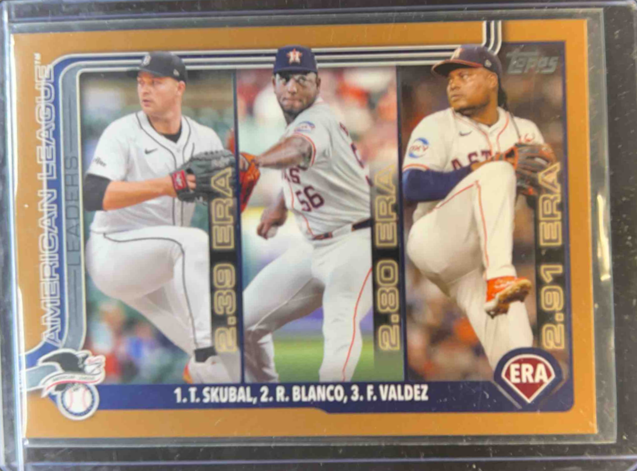 Ronel Blanco 2025 Topps #5 Gold /2025 Price Guide - Sports Card Investor