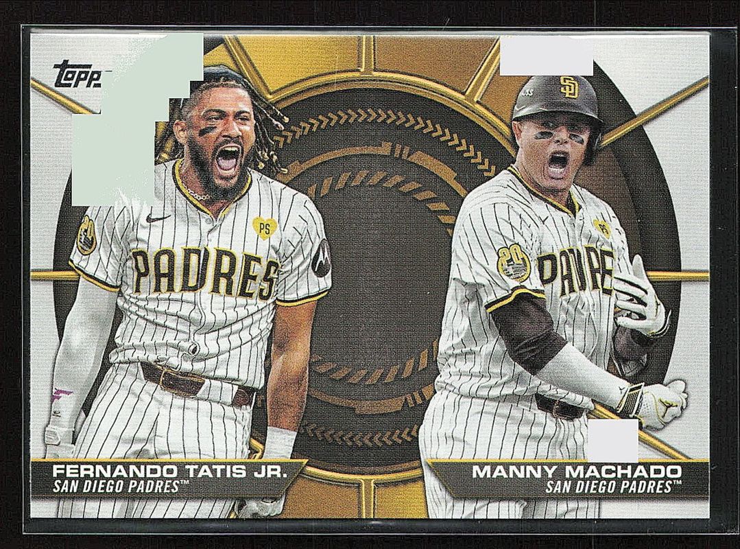 Fernando Tatis Jr. / Manny Machado 2025 Topps #DD-9 Dynamic Duals Price ...
