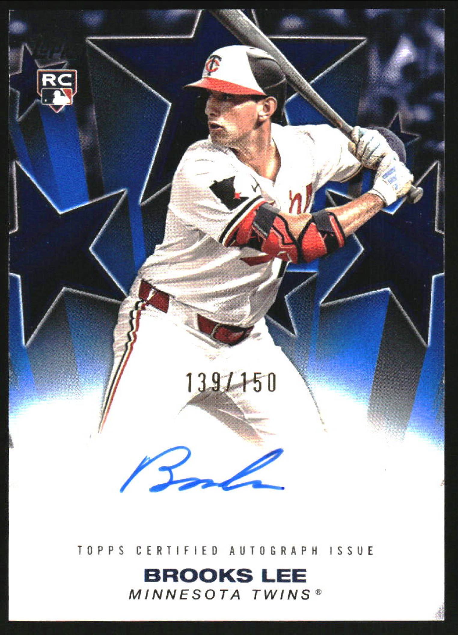 Brooks Lee 2025 Topps #BSA2-BL Baseball Stars Autographs (Series 2 ...