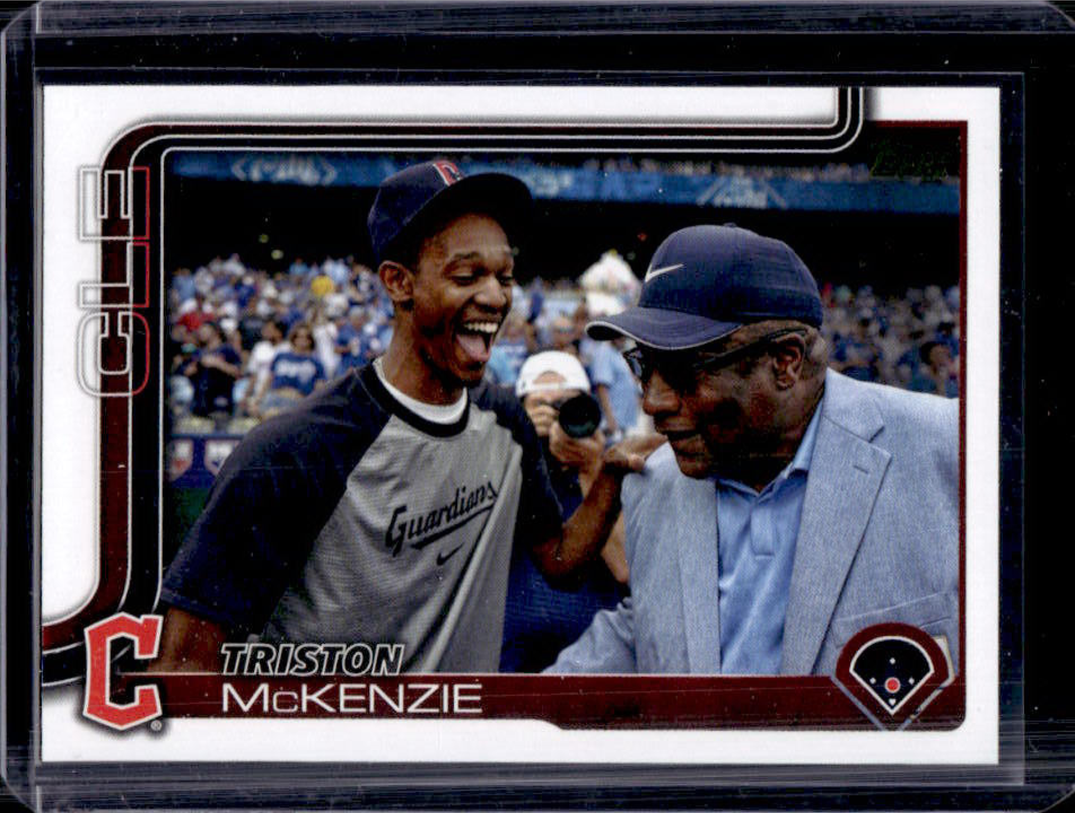 Triston McKenzie 2025 Topps #645 Golden Mirror Image Variation /(SSP ...