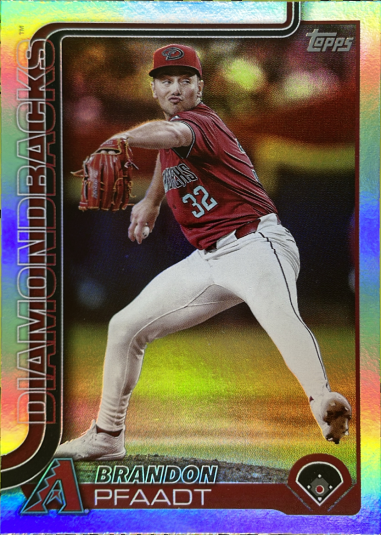Brandon Pfaadt 2025 Topps #182 Rainbow Foil Price Guide - Sports Card ...