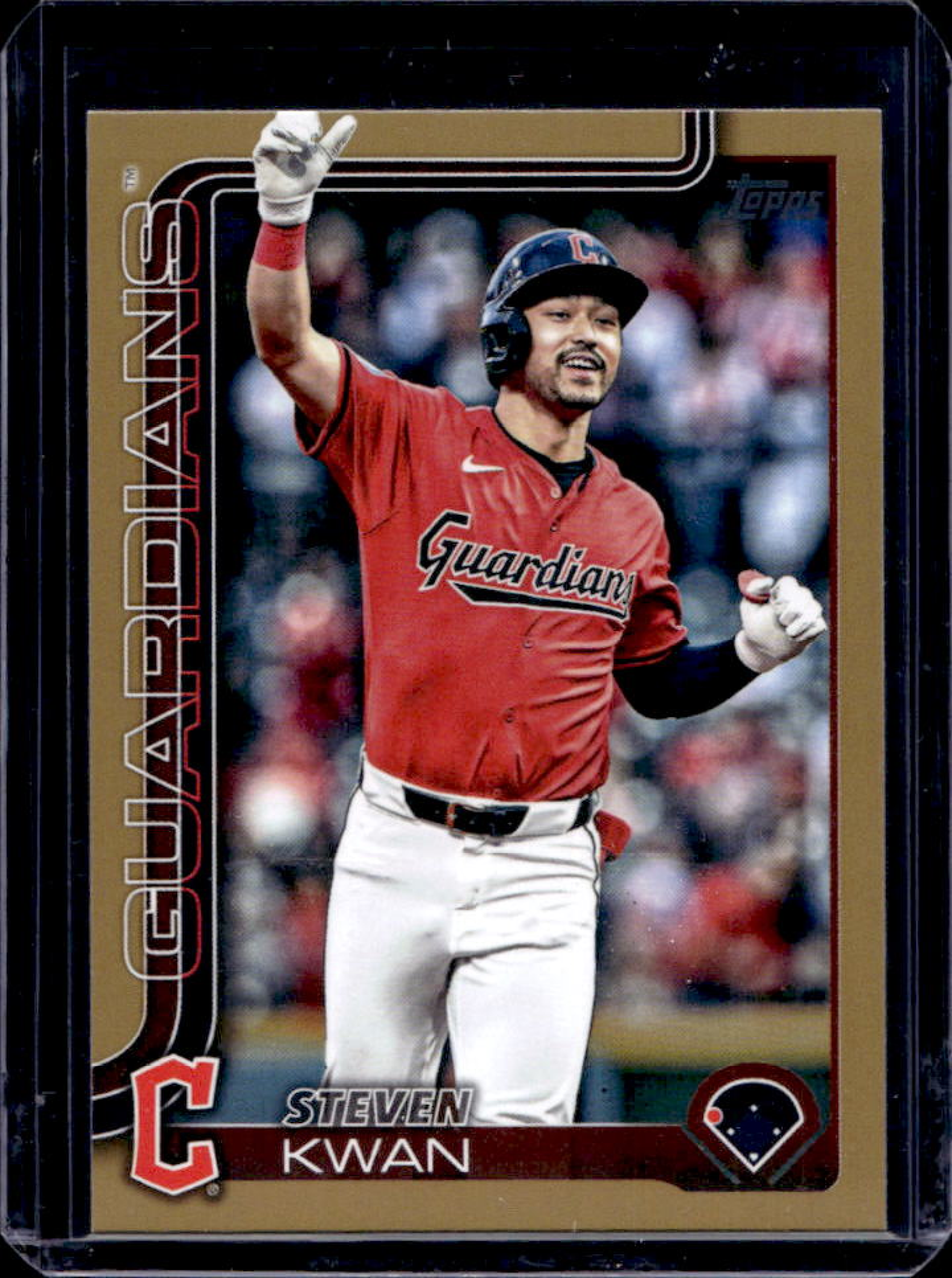 Steven Kwan 2025 Topps #682 Gold /2025 Price Guide - Sports Card Investor