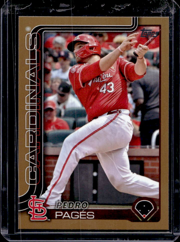 Pedro Pages 2025 Topps #252 Gold /2025 Price Guide - Sports Card Investor