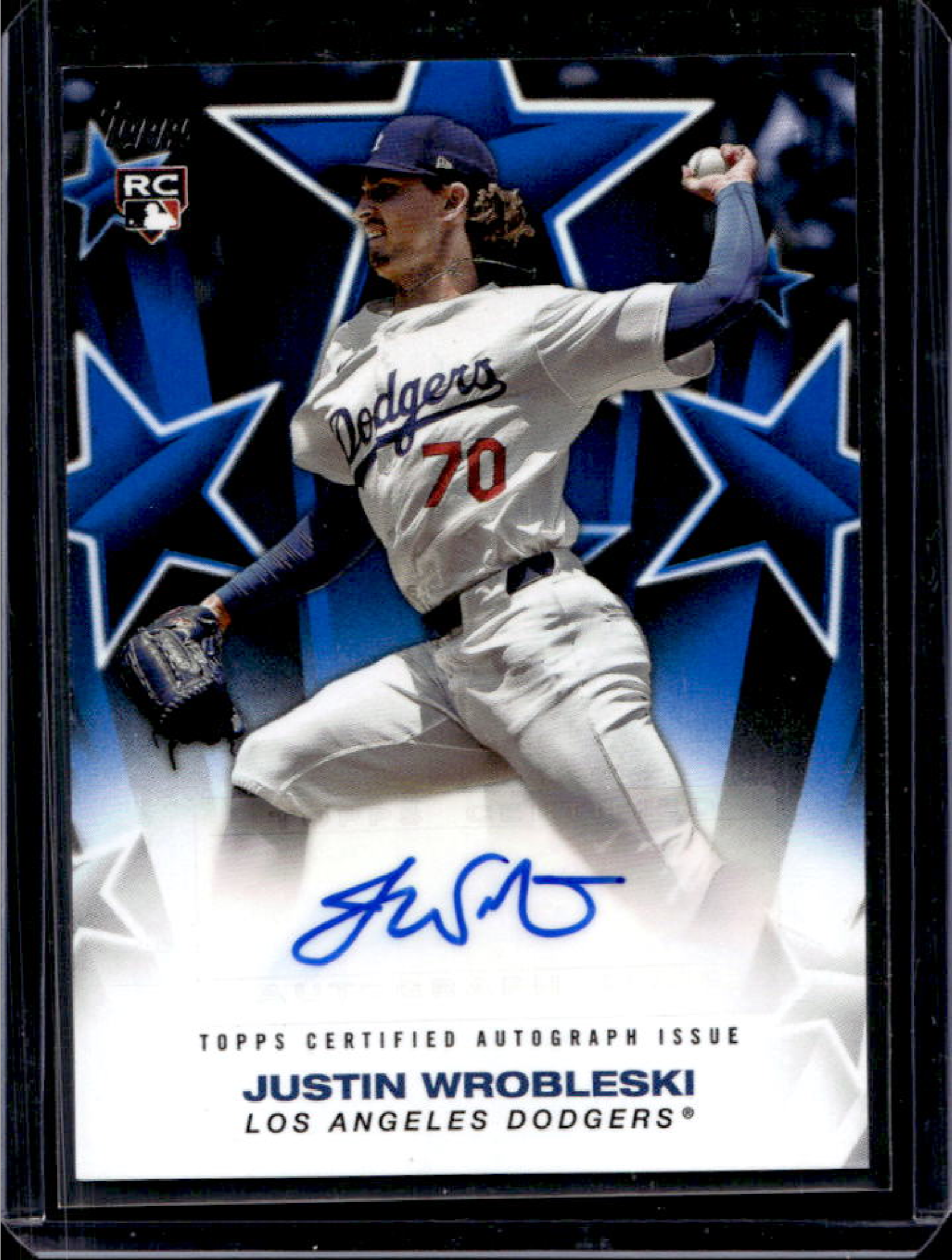 Justin Wrobleski 2025 Topps #BSA-JW Baseball Stars Autographs - Blue ...