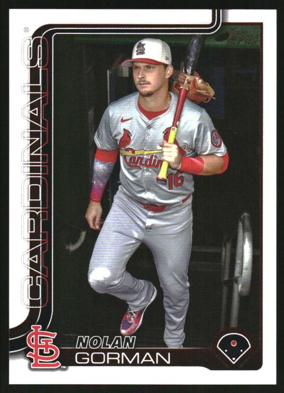 Nolan Gorman 2025 Topps #510 Golden Mirror Image Variation /(SSP) Price ...