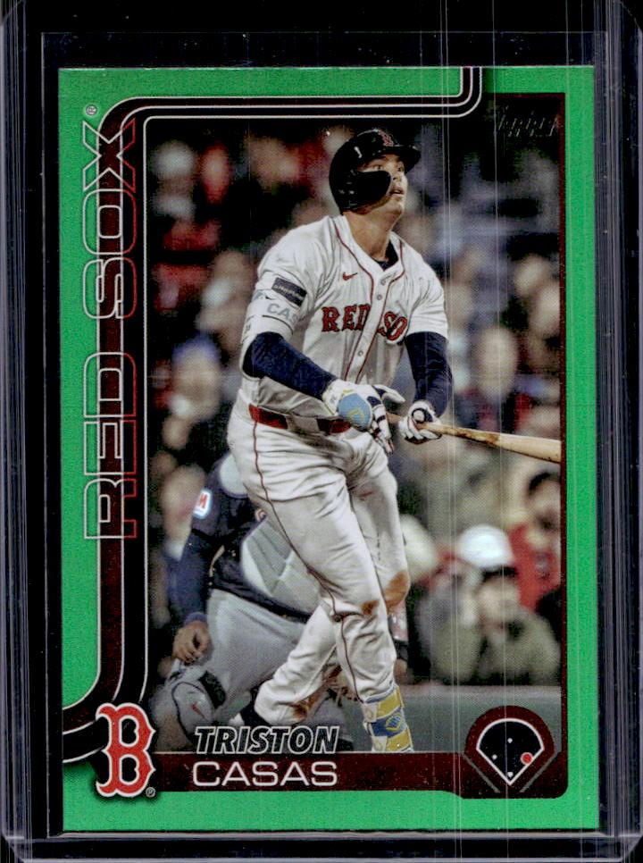Triston Casas 2025 Topps #11 Green Rainbow /99 Price Guide - Sports ...