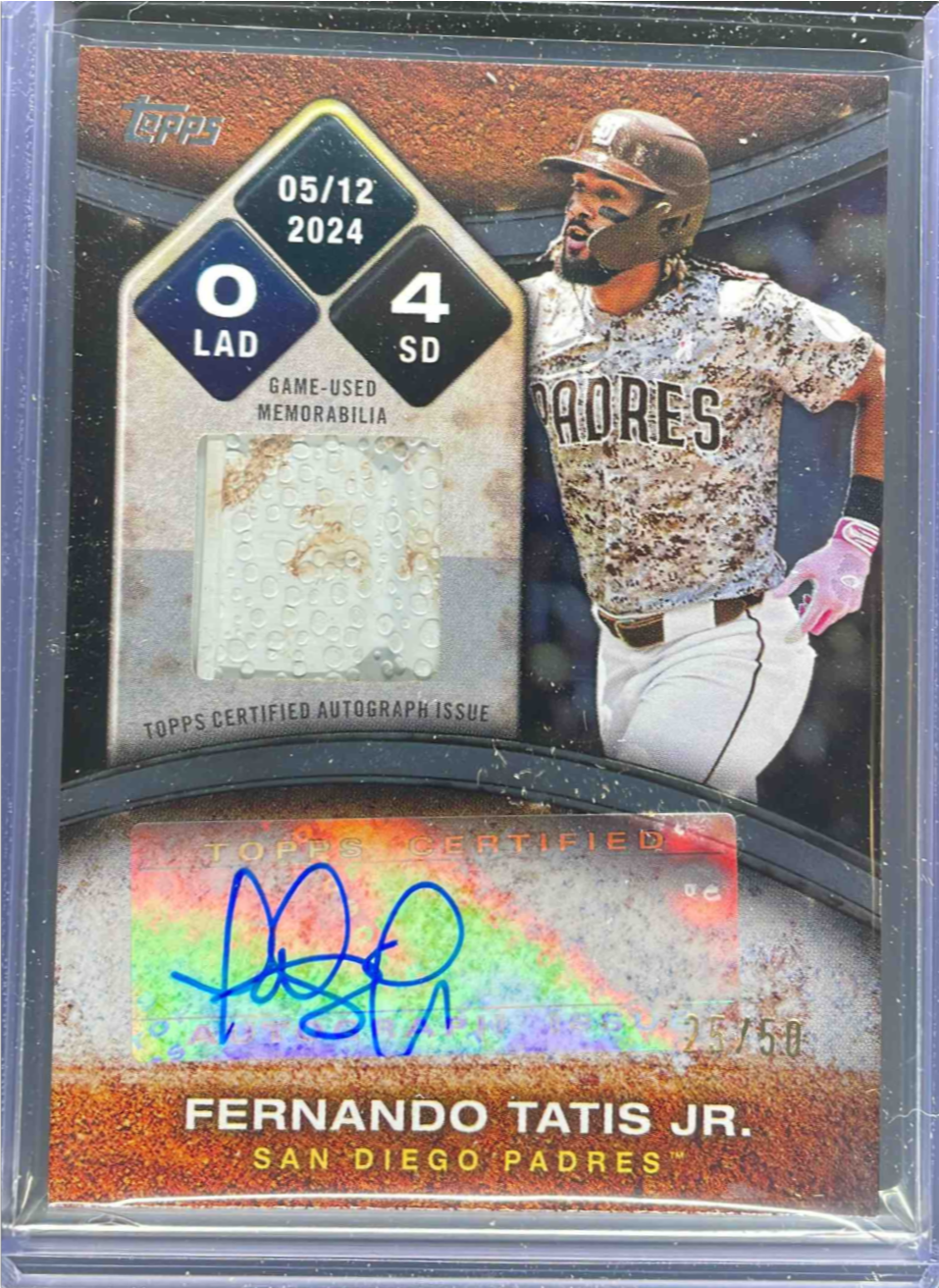 Fernando Tatis Jr. 2025 Topps #RTBA-TATIS Rounding The Bases Autographs ...