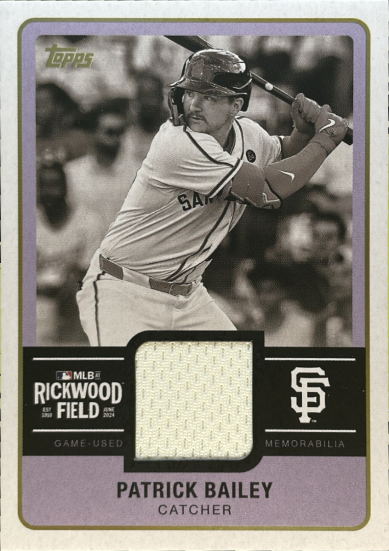 Patrick Bailey 2025 Topps #RWR-PB Rickwood Relics Price Guide - Sports ...