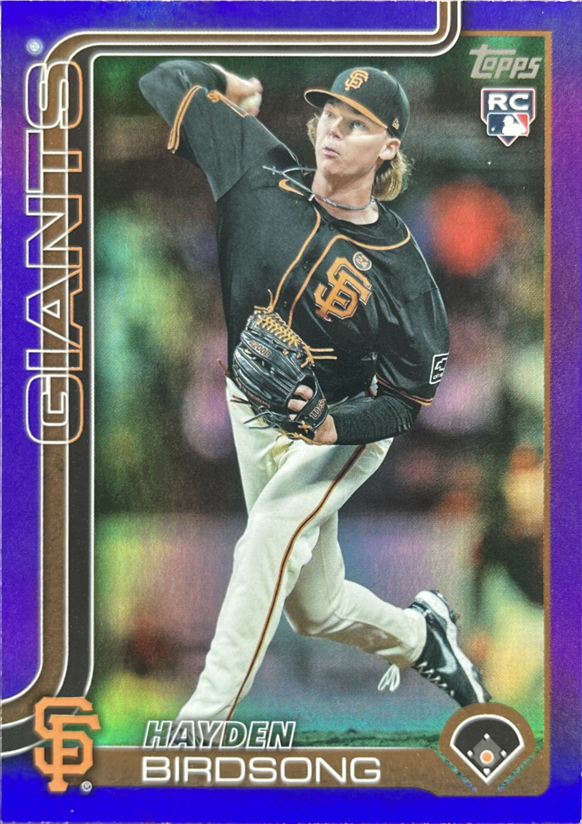 Hayden Birdsong 2025 Topps #699 Purple Holo Foil /250 Price Guide ...