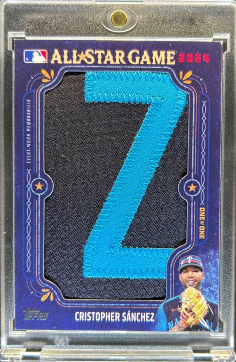 Cristopher Sanchez 2025 Topps #ITN-CSA In the Name Relics /1 Price ...