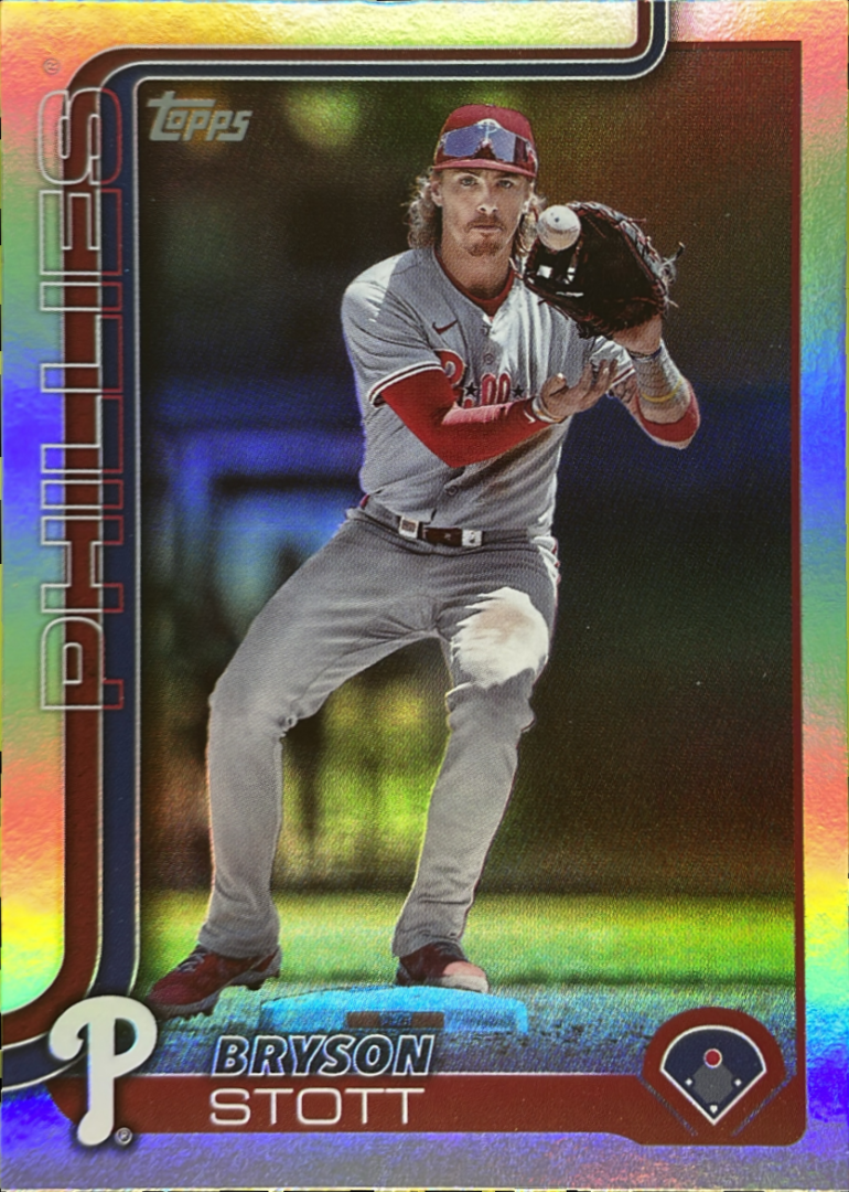 Bryson Stott 2025 Topps #147 Rainbow Foil Price Guide - Sports Card ...