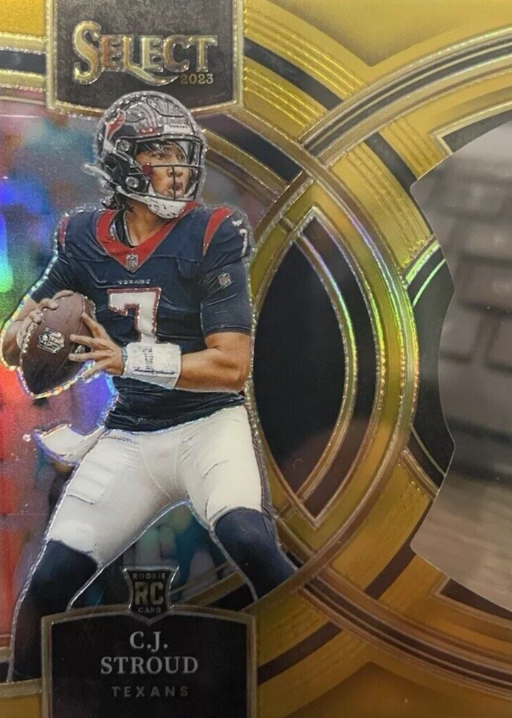CJ Stroud 2023 Select #183 Premier Level Gold Die-Cut /10 Price Guide ...