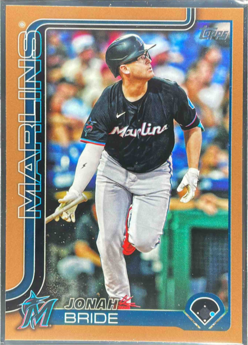 Jonah Bride 2025 Topps #585 Gold /2025 Price Guide - Sports Card Investor