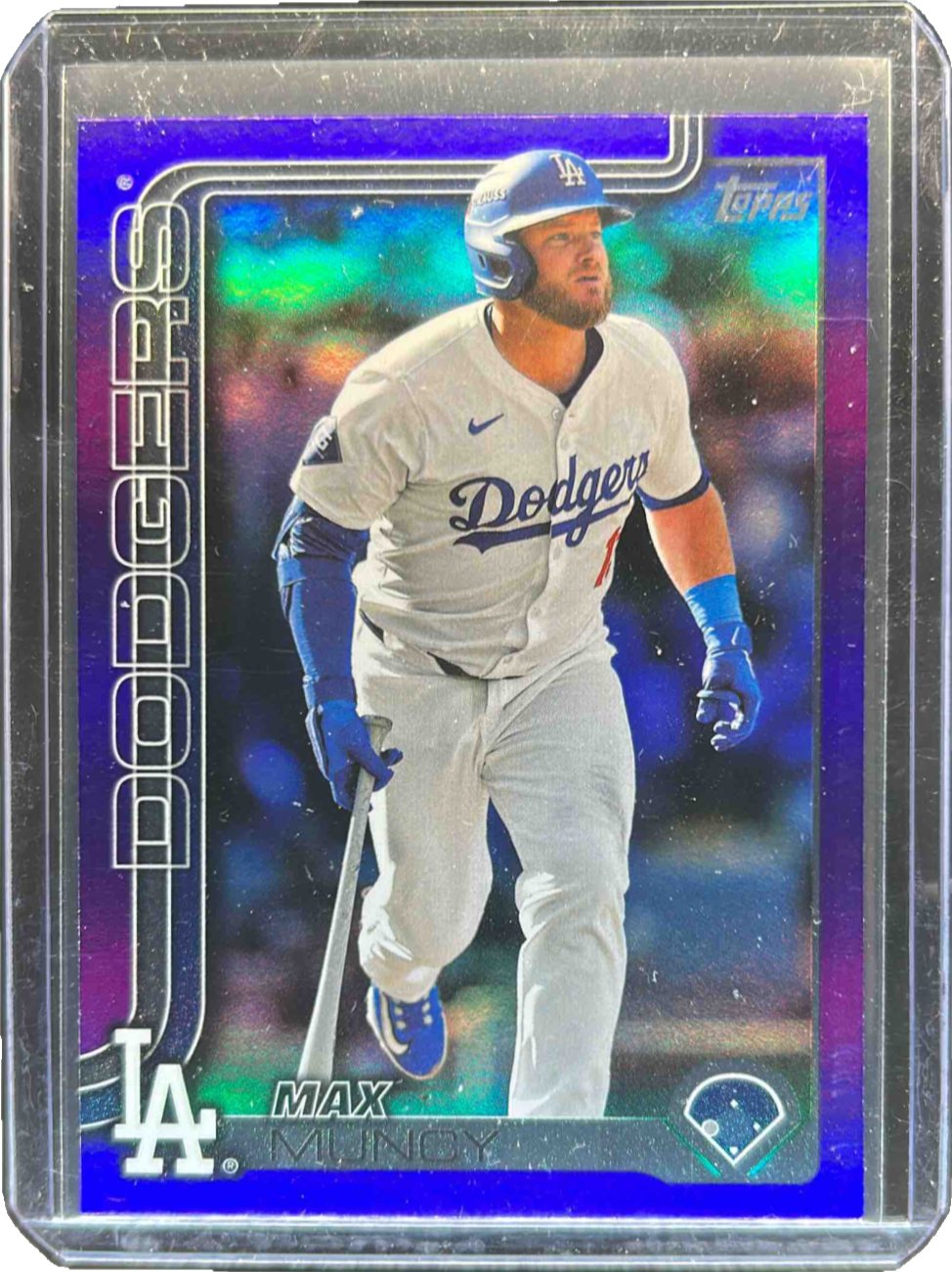 Max Muncy (Dodgers) 2025 Topps #378 Purple Holo Foil /250 Price Guide ...