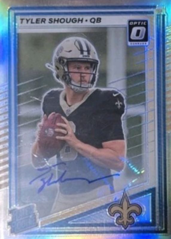 Tyler Shough 2025 Donruss #304 Optic Preview Rated Rookie Autographs ...