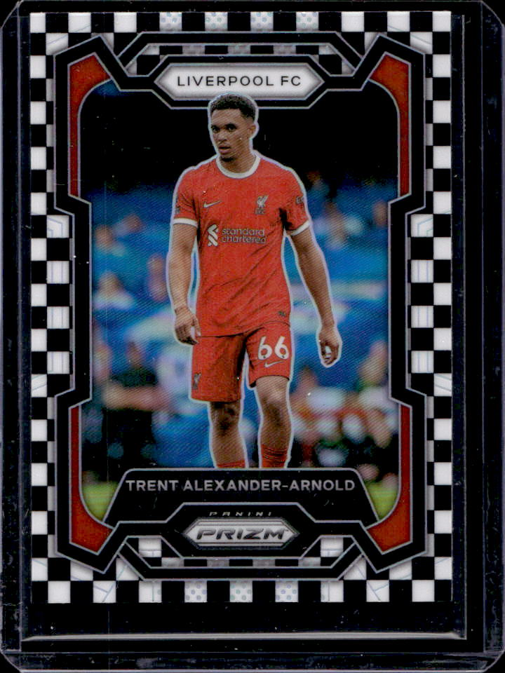 Trent Alexander-Arnold 2023 Prizm Premier League #84 Black & White ...