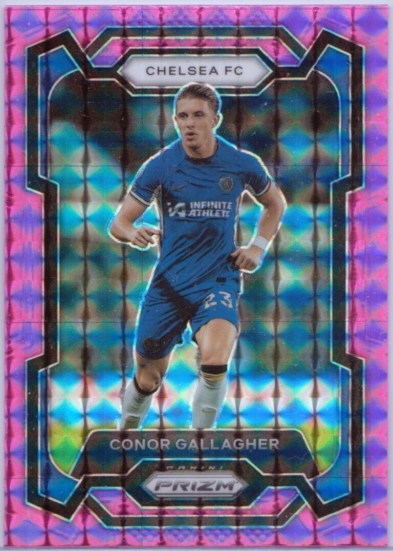 Conor Gallagher 2023 Prizm Premier League #191 Pink Mosaic Price Guide ...