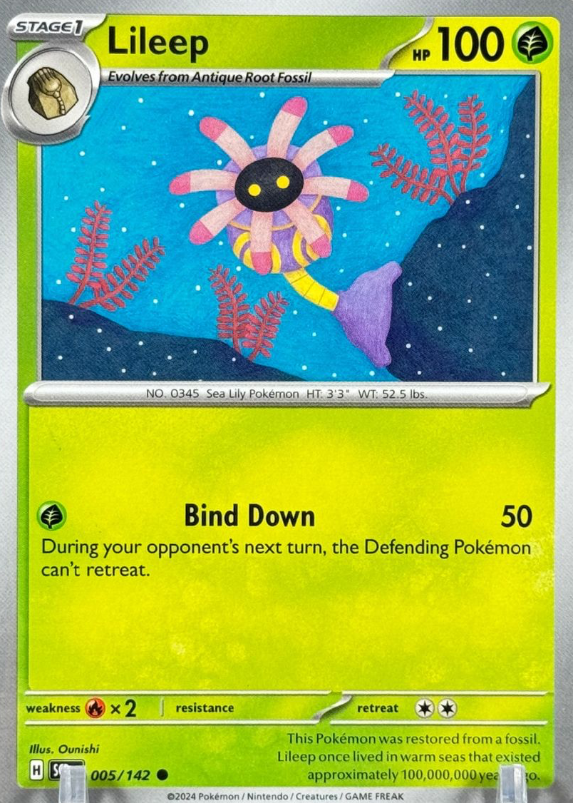 Lileep 2024 Scarlet & Violet: Stellar Crown #005/142 Base Price Guide ...