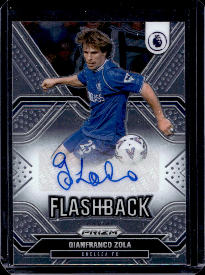 Gianfranco Zola 2021 Prizm Premier League #FB-GZO Flashback Autographs ...