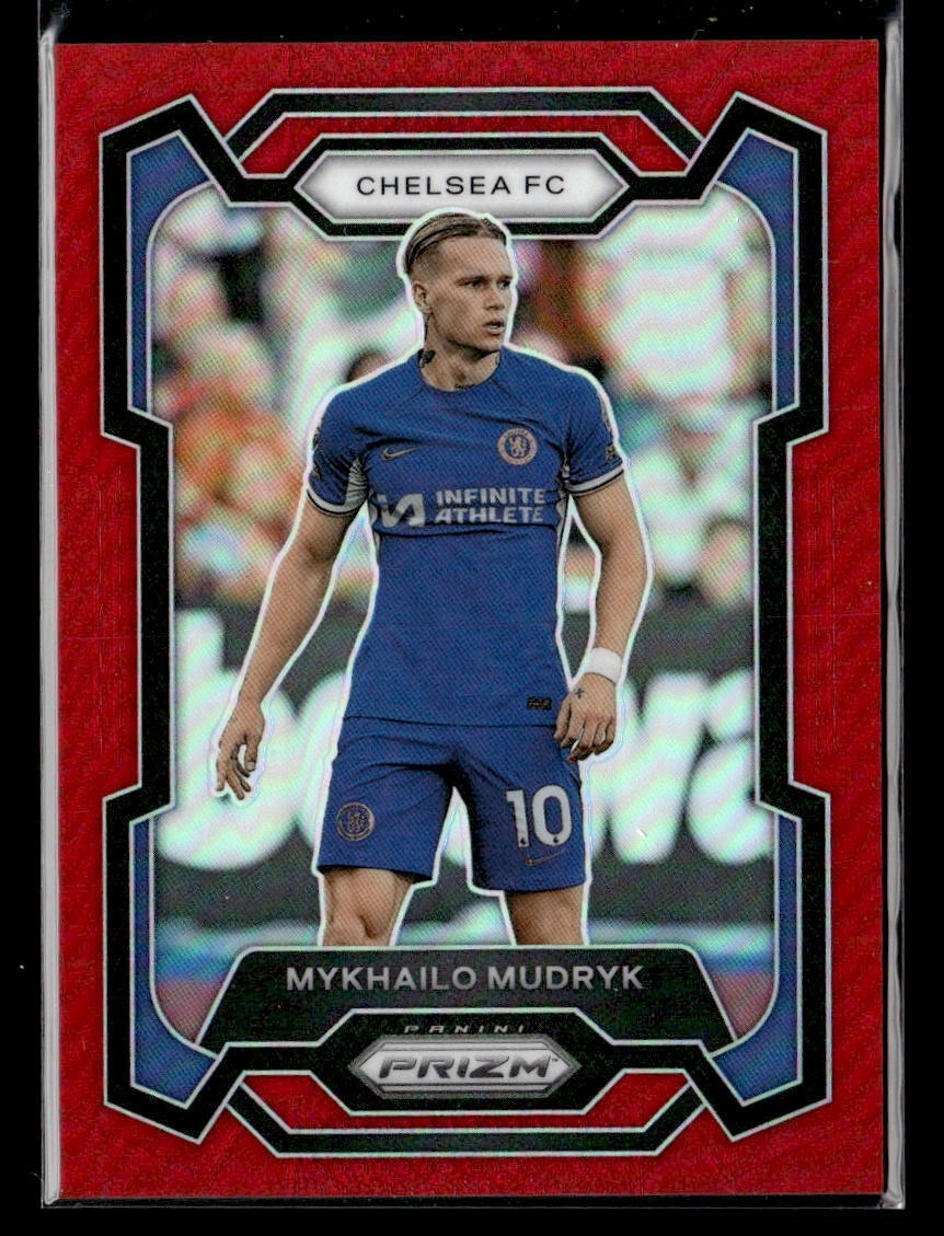 Mykhailo Mudryk 2023 Prizm Premier League #186 Red /199 Price Guide ...