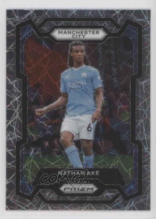 Nathan Ake 2023 Prizm Premier League #10 Lazer Price Guide - Sports ...