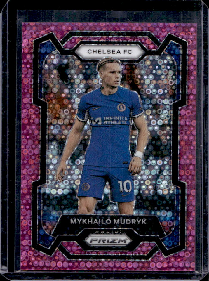 Mykhailo Mudryk 2023 Prizm Premier League #186 Breakaway Pink /149 ...