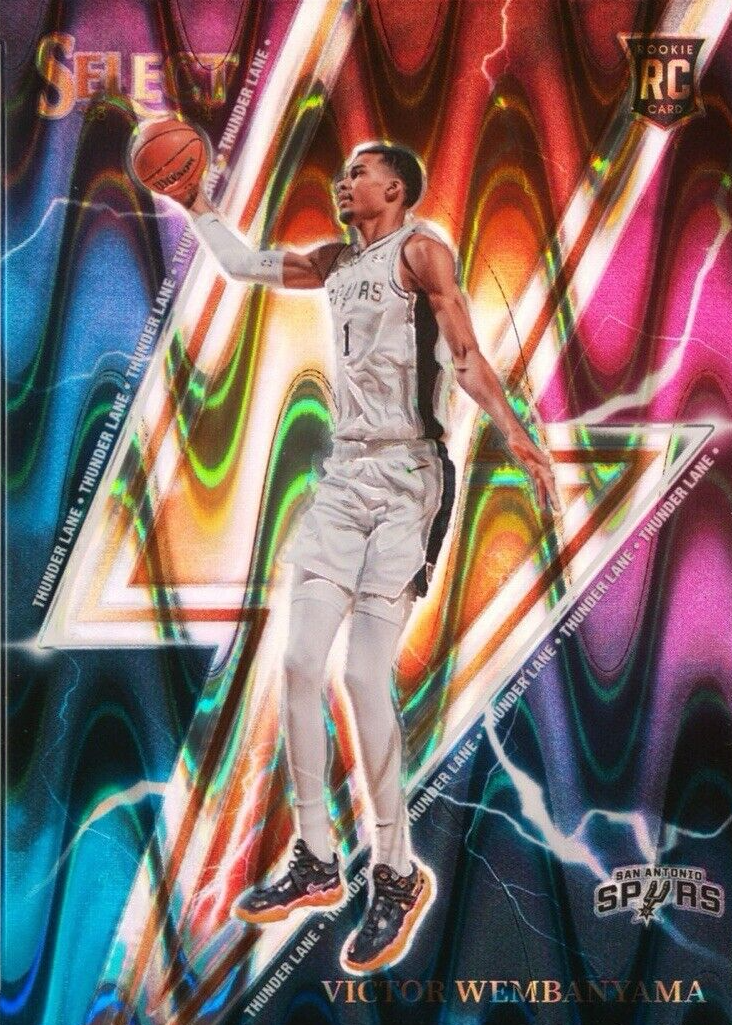Victor Wembanyama 2023 Select #5 Thunder Lane - Tectonic Price Guide ...