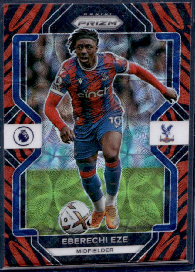 Eberechi Eze 2022 Prizm Premier League #20 Choice Tiger Stripe /(SSP ...