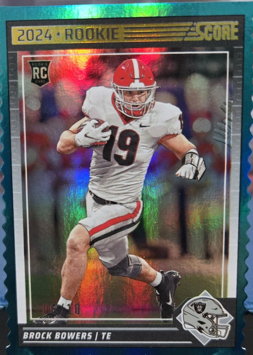 Brock Bowers 2024 Score #310 Die-Cut /10 Price Guide - Sports Card Investor