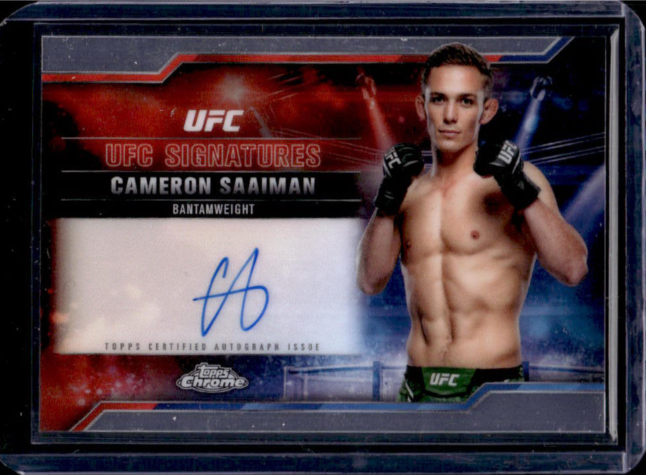 Cameron Saaiman 2025 Topps Chrome UFC #SIG-CS UFC Signatures Price ...