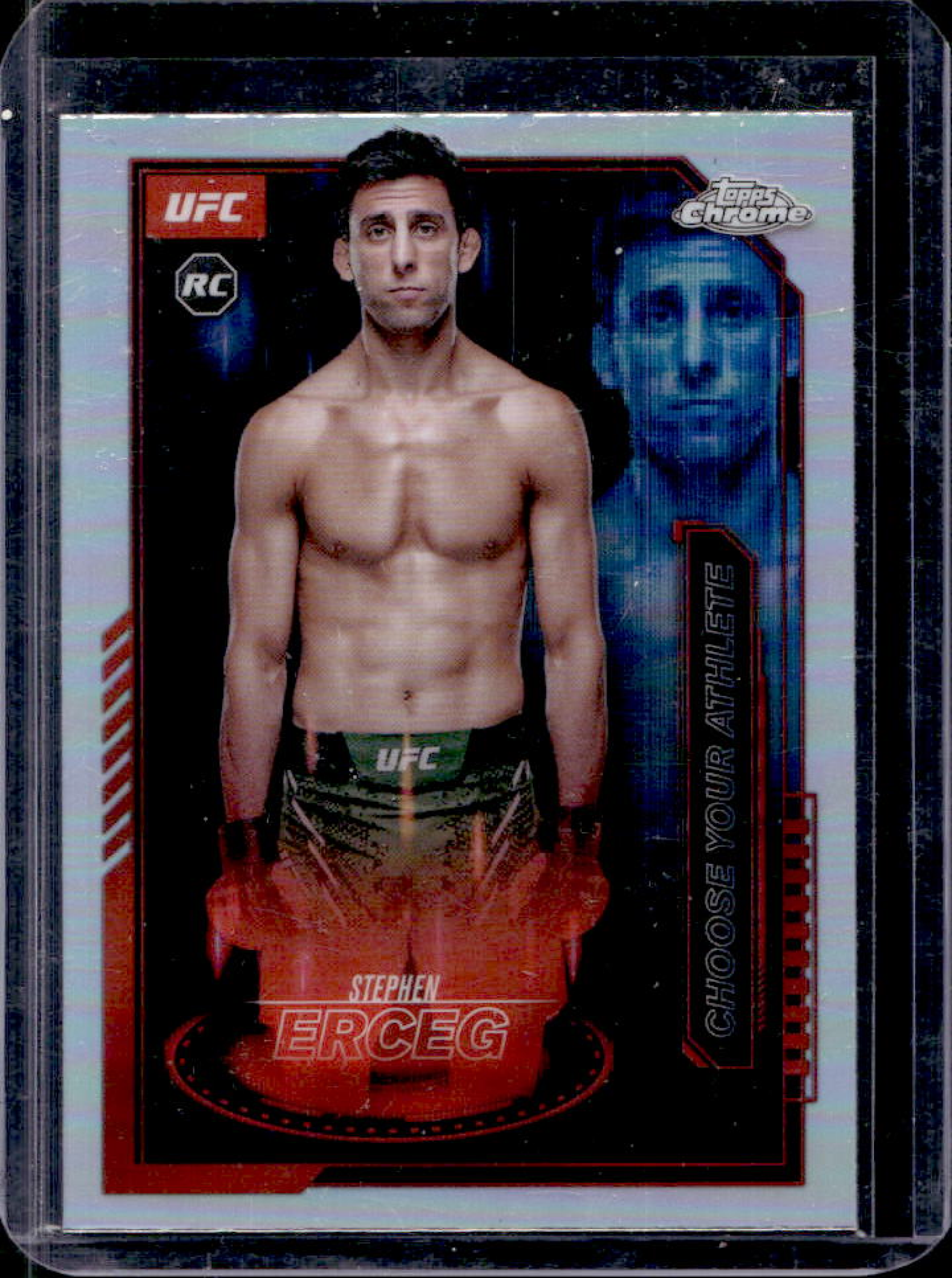 Steve Erceg 2025 Topps Chrome UFC #MCL-3 Mission Control - Refractor ...