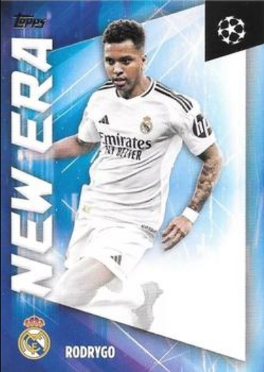 Rodrygo 2024 Topps UEFA Club Competitions #NE-22 New Era Price Guide ...