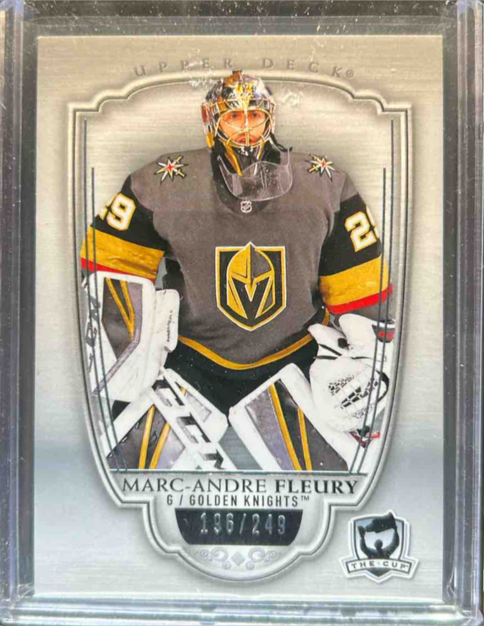 Marc-Andre Fleury 2018 Upper Deck The Cup #55 Base /249 Price Guide ...
