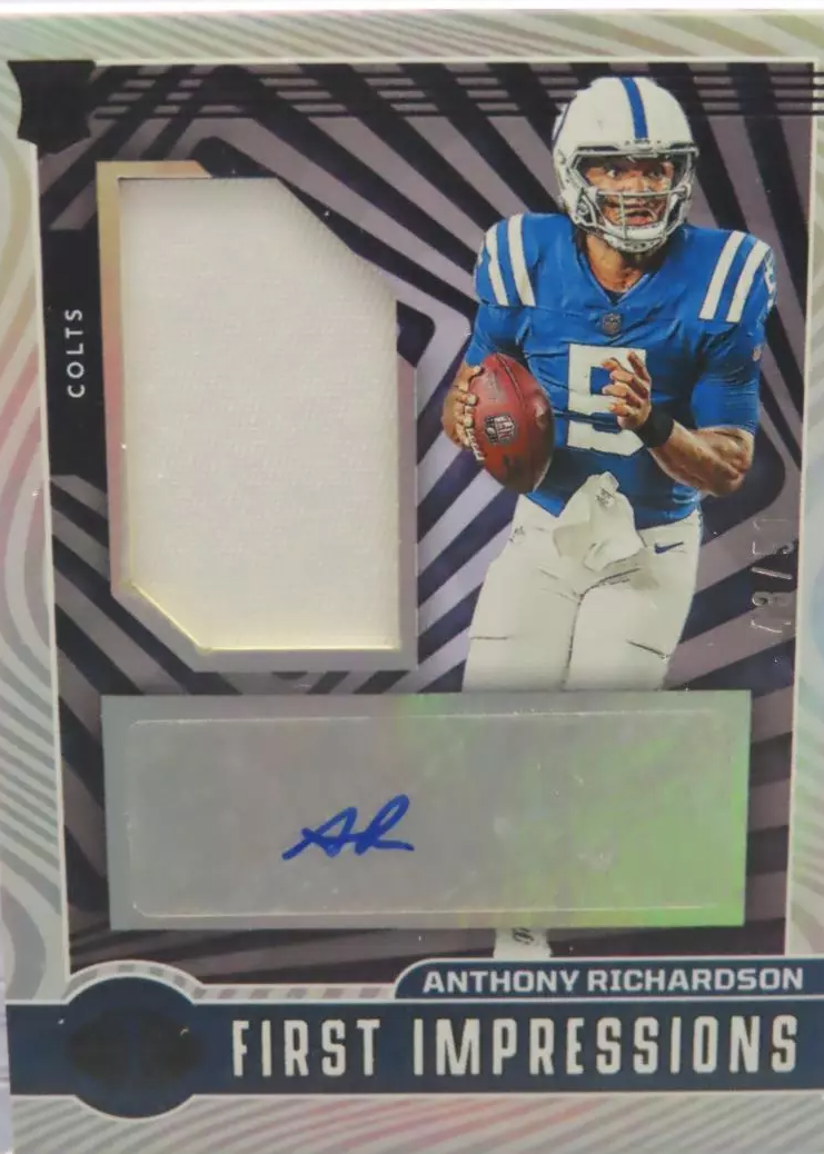 Anthony Richardson 2023 Illusions #102 First Impressions Memorabilia Autographs - Black /50 ...