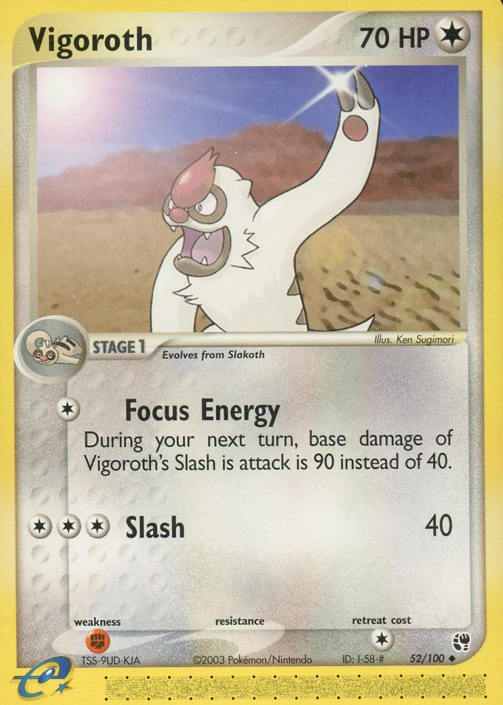 Vigoroth 2003 EX: Sandstorm #052/100 Base Price Guide - Sports Card ...