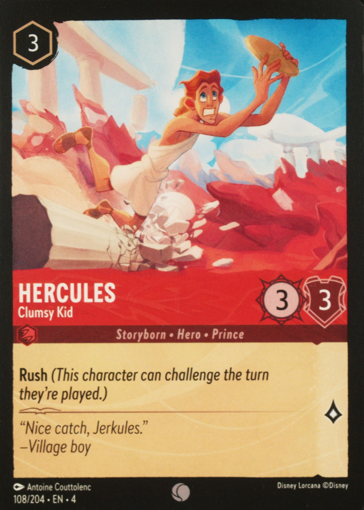 Hercules - Clumsy Kid Disney Lorcana Cards Price Guide - Sports Card ...