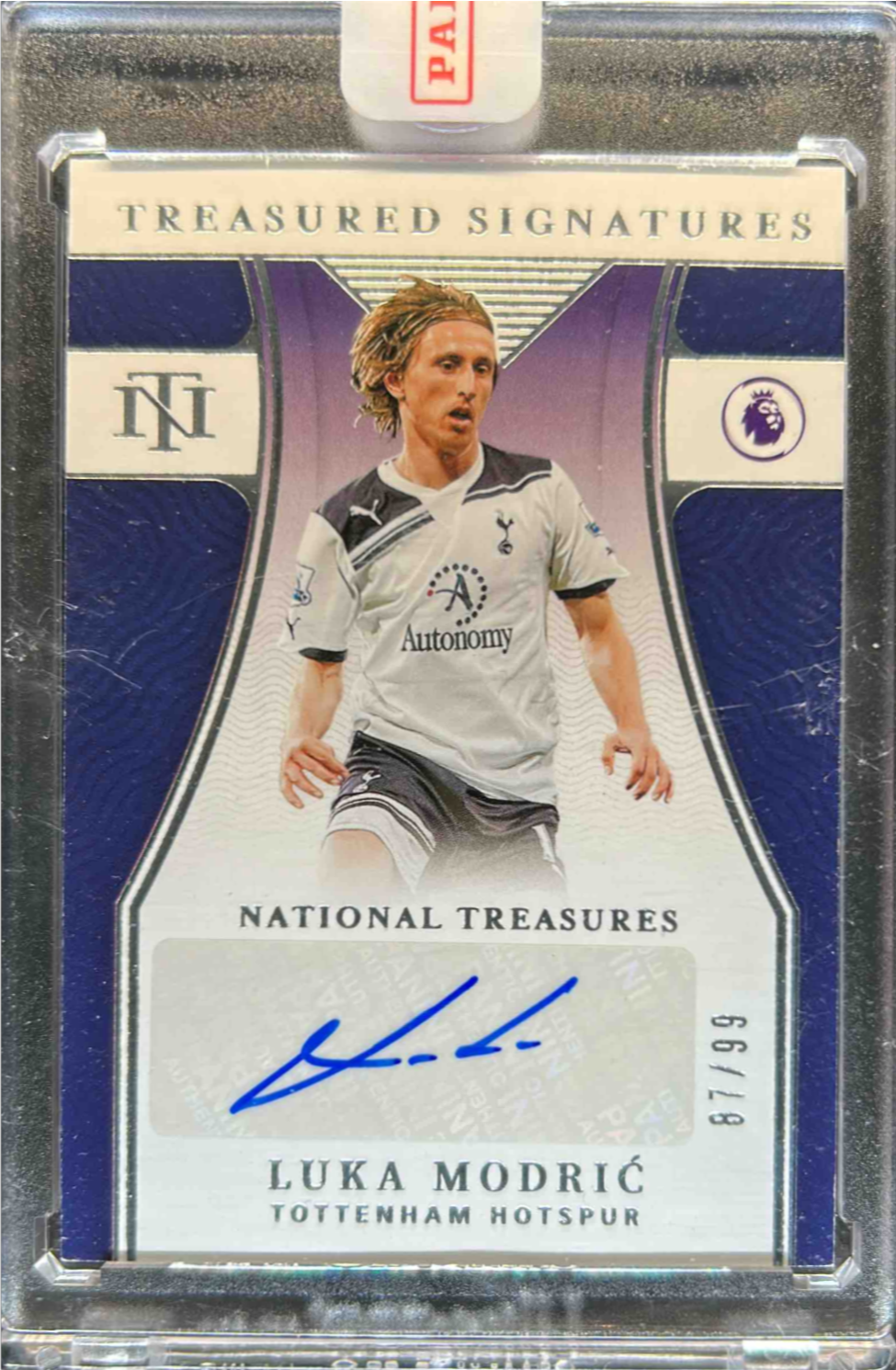 Luka Modric 2021 Chronicles #TS-LMO Treasured Signatures Premier League ...