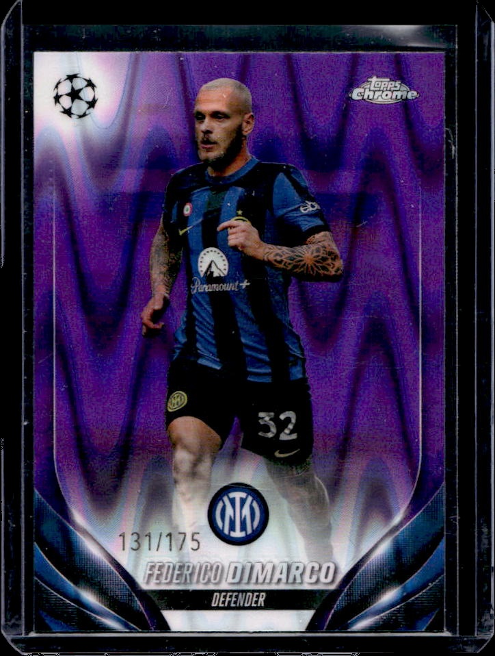 Federico Dimarco 2023 Topps Chrome UEFA Club Competitions #144 Purple ...