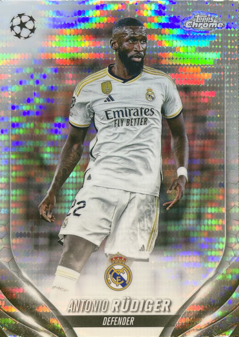 Antonio Rudiger 2023 Topps Chrome UEFA Club Competitions #164 Prism ...