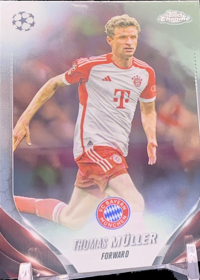 Thomas Muller 2023 Topps Chrome UEFA Club Competitions #172 Base Price ...