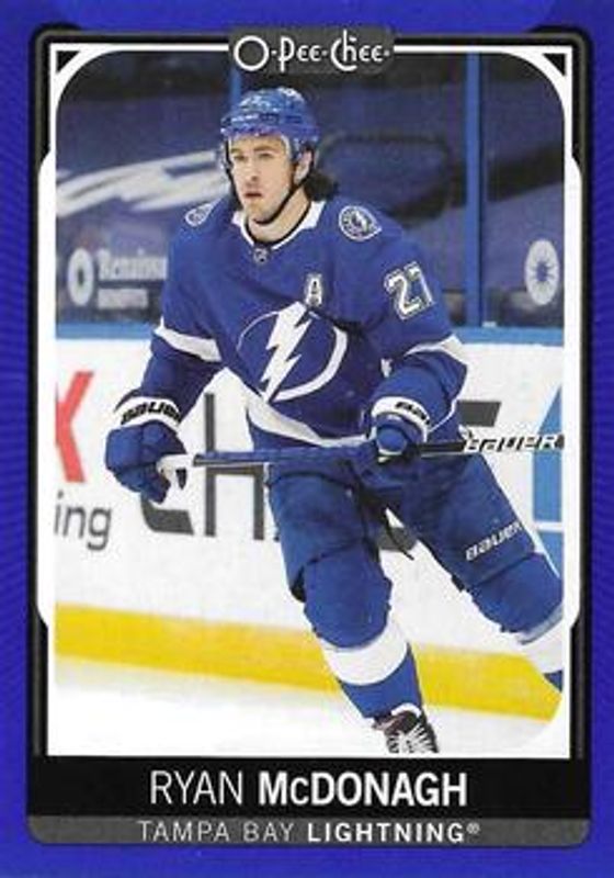 Ryan McDonagh 2021 O-Pee-Chee #403 Blue Border Price Guide - Sports ...