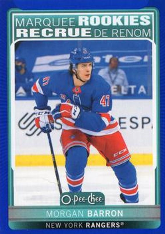 Morgan Barron 2021 O-Pee-Chee #520 Blue Border Price Guide - Sports ...