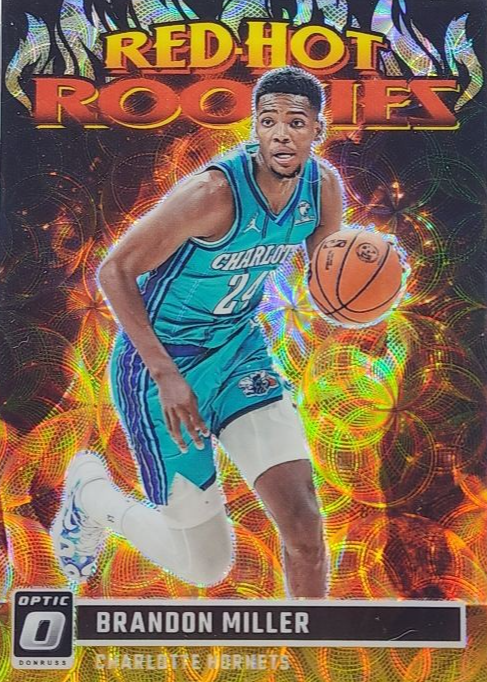 Brandon Miller 2023 Optic #3 Red Hot Rookies - International Gold /10 ...