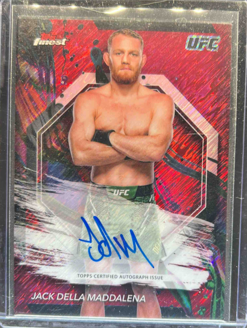 Jack Della Maddalena 2024 Topps Finest UFC #FA-JDM Finest Autographs ...