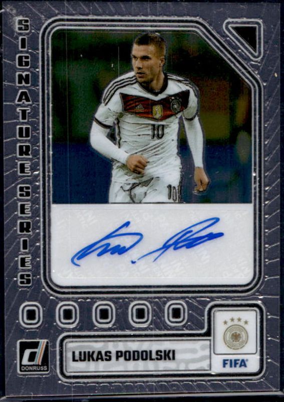 Lukas Podolski 2023 Donruss #SS-LP Signatures Series Price Guide ...