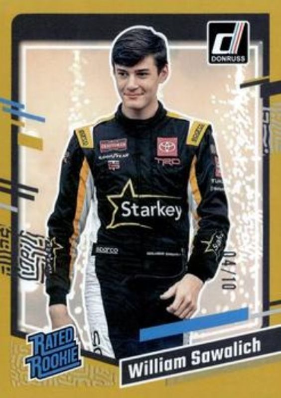 William Sawalich 2024 Donruss NASCAR #94 Gold /10 Price Guide - Sports ...