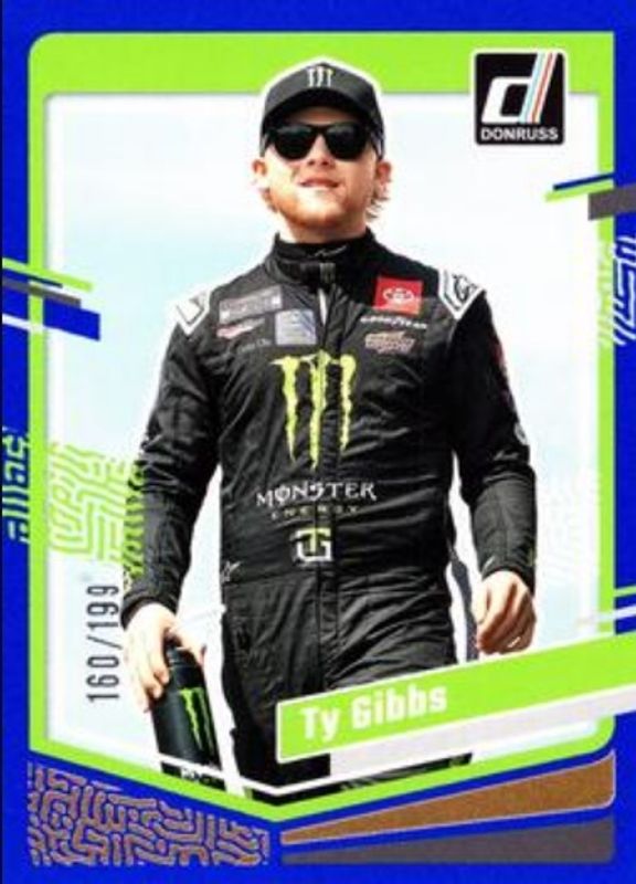 Ty Gibbs 2024 Donruss NASCAR #20 Blue /199 Price Guide - Sports Card ...